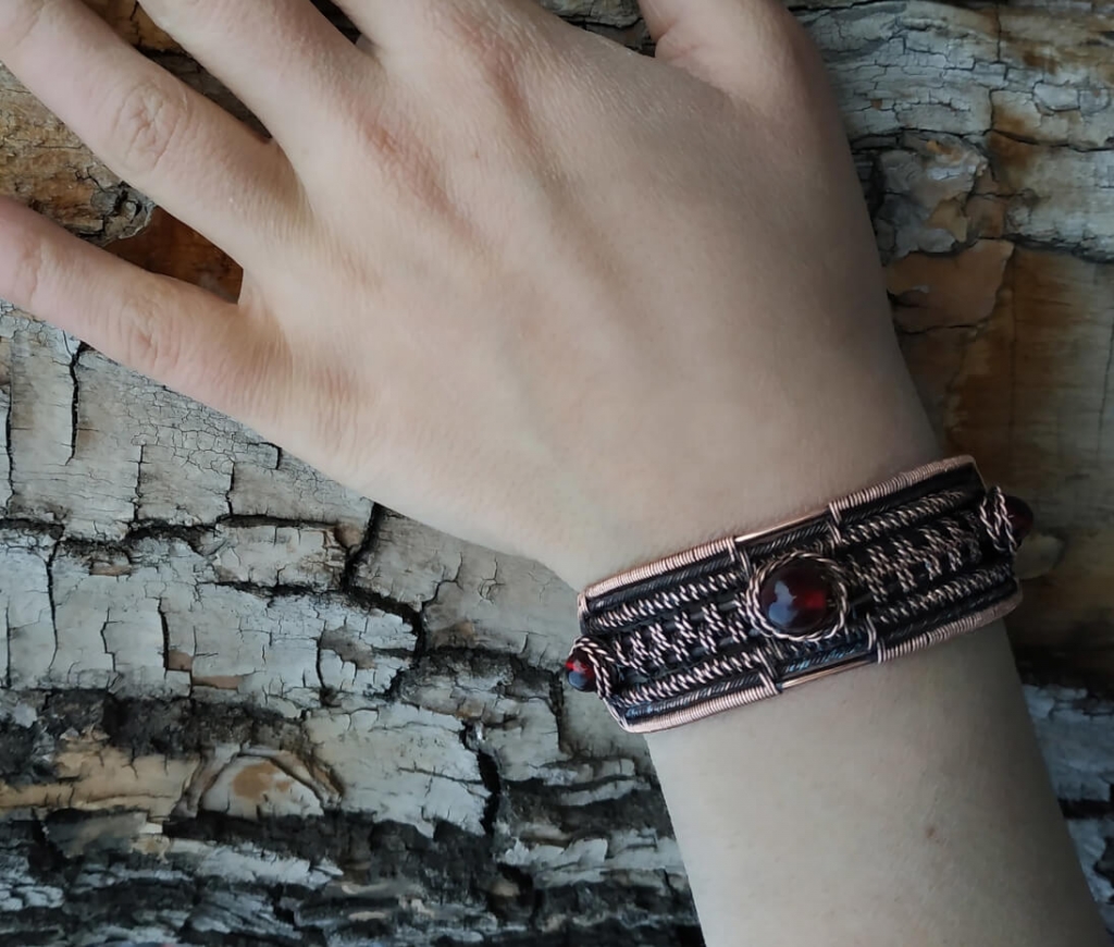 Tigranakert, by Varazdat Barsegian. Handmade bracelet. Armenian Art