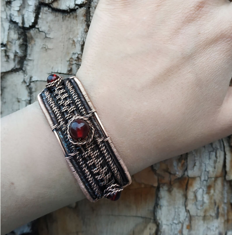 Tigranakert, by Varazdat Barsegian. Handmade bracelet. Armenian Art